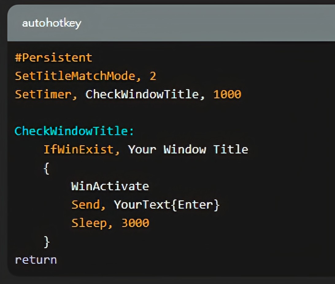 AutoHotkey全自動幫你輸入 : 只要2KB | 阿中小站